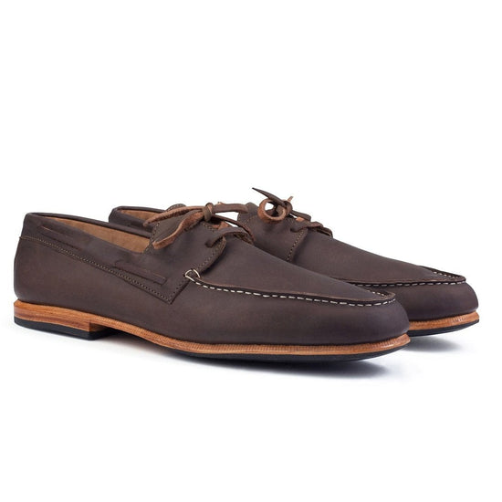 Men's Handcrafted Full-Grain Leather Boat Shoes | The Náutico ...