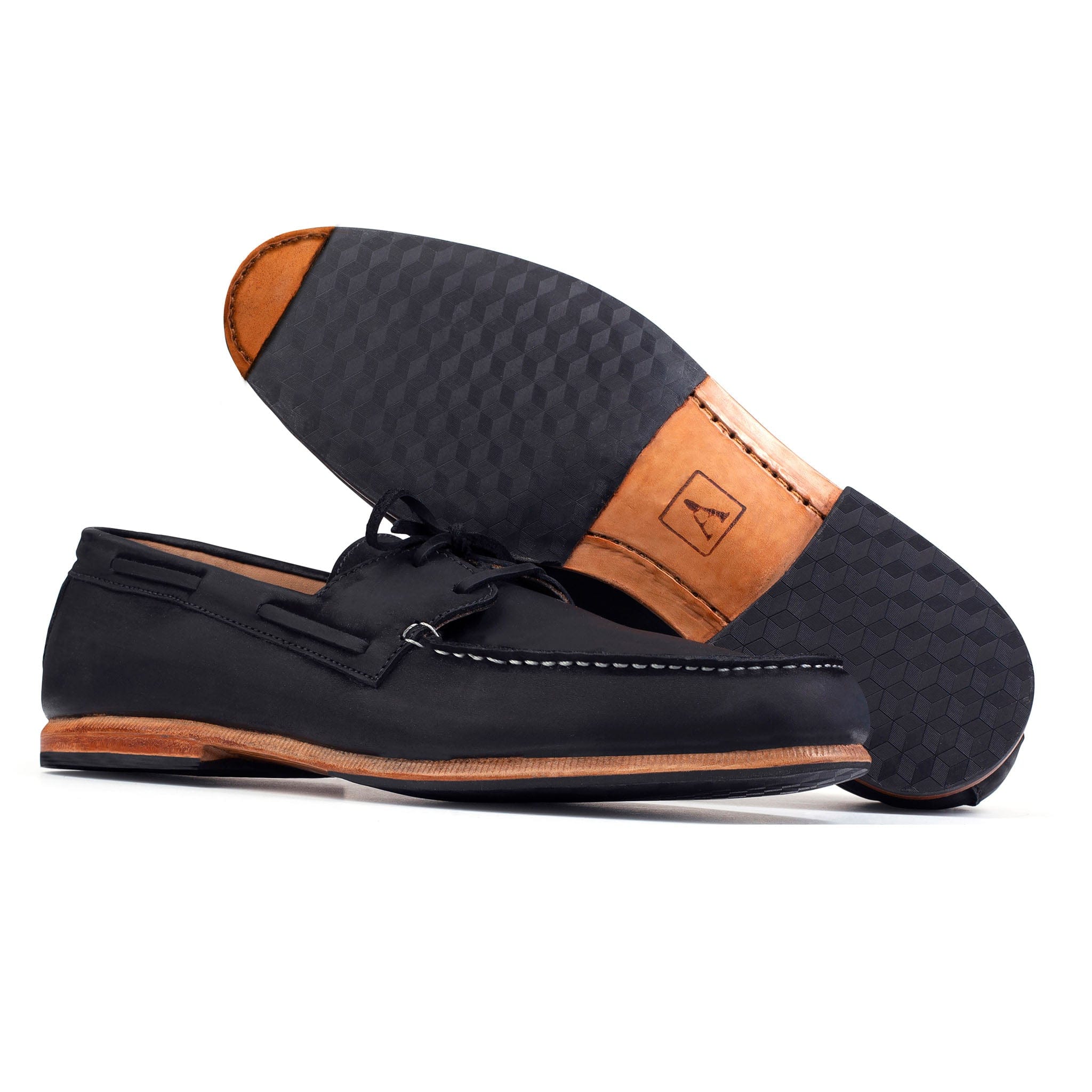 Men's Handcrafted Full-Grain Leather Boat Shoes | The Náutico ...