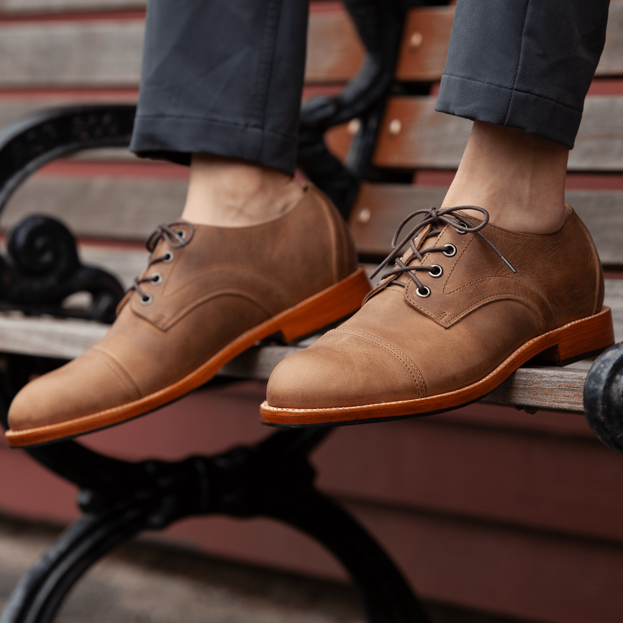 Men's Handcrafted Leather Derby Dress Shoes | The Marco – Adelante Made ...